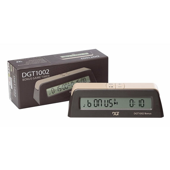 DGT 1002 Digital Chess Clock Timer with Bonus / Increment Function ...