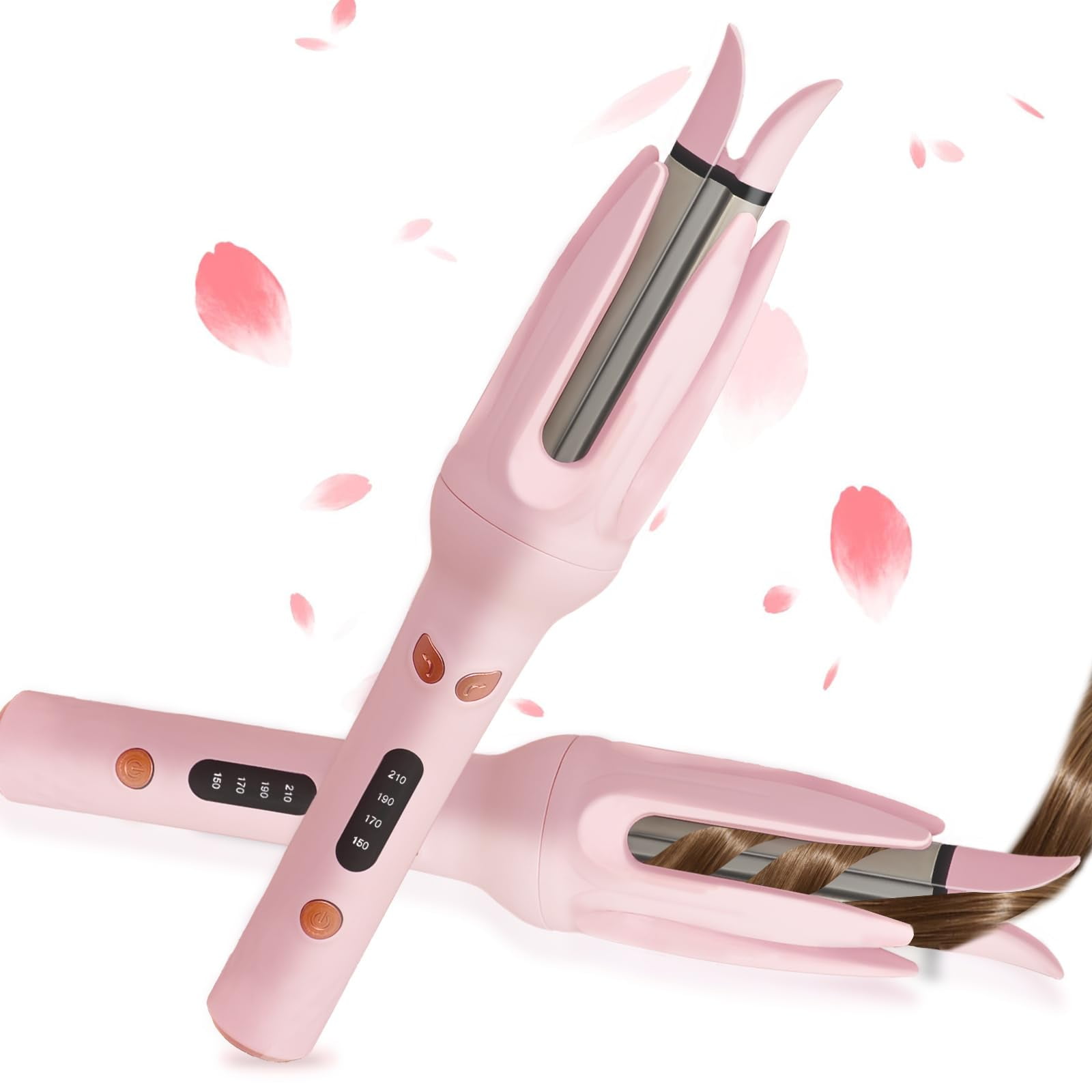 DGXWLLW Automatic Curling Iron, 1" Auto Hair Curler with 4 Temps & 15s ...