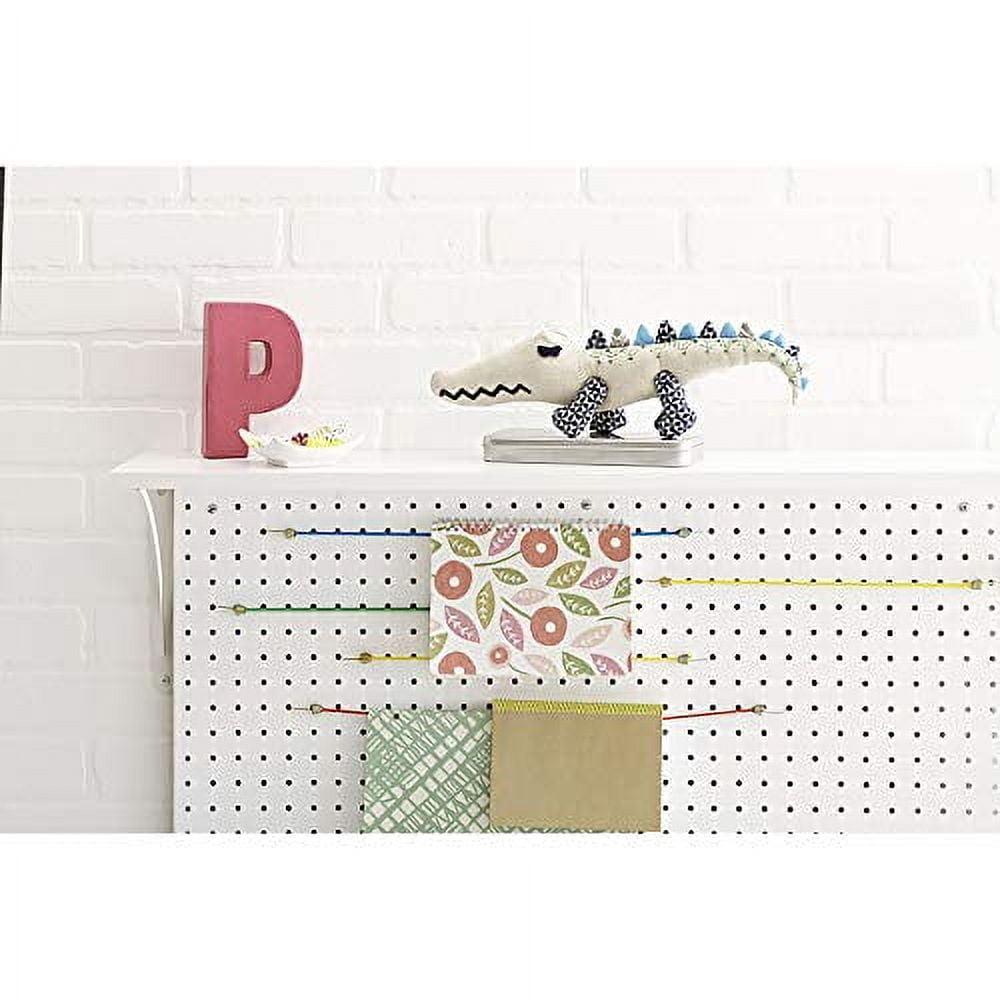 DGwood Custom Size 3/16 inch Thick White Pegboard Panel (12" X 24" (3 ...