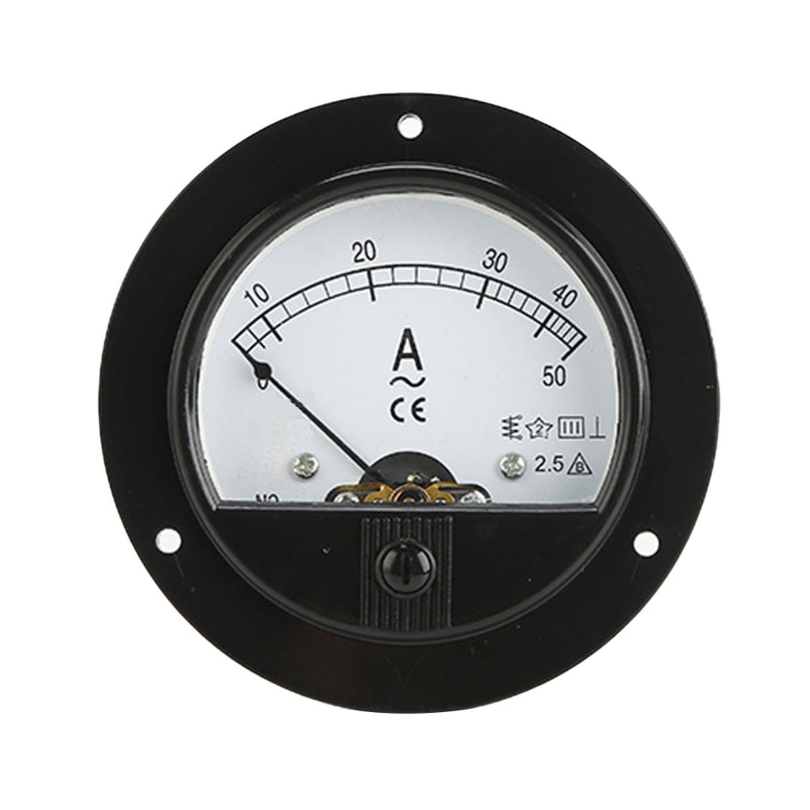 DH-65 Pointer Type AC Ammeter Analog Ammeter Round Panel Meter Voltage ...