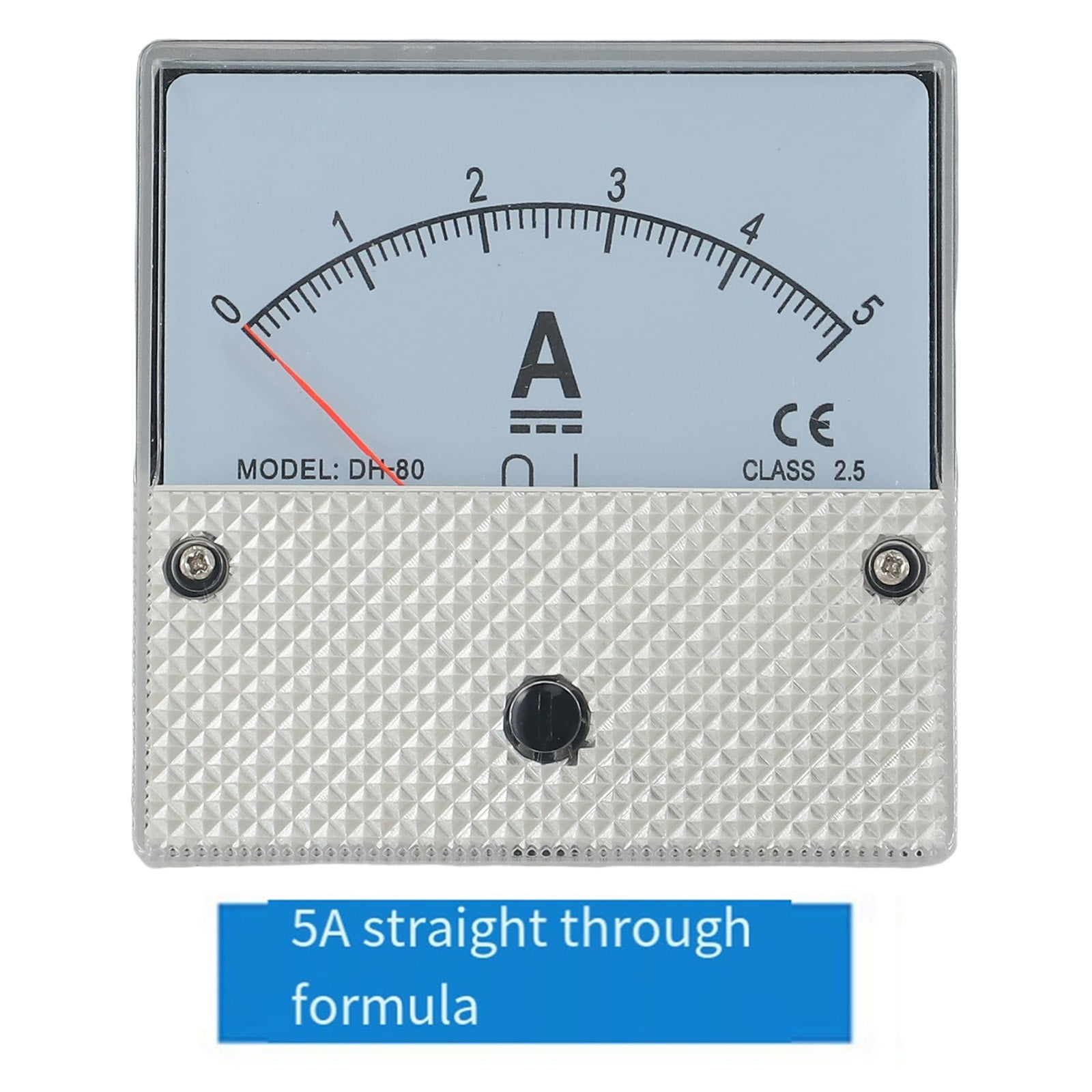 DH-80 Pointer Type DC Ammeter Analog Ammeter Pointer Panel Meter ...