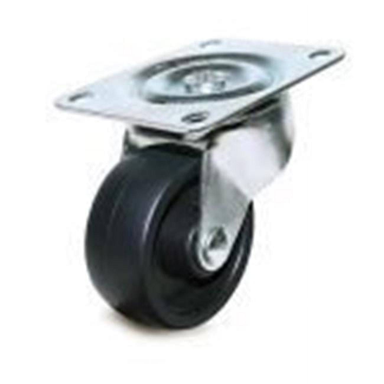 DH CASTERS C-GD30PR Rigid Caster, 3 in Dia Wheel, 1-1/4 in W Wheel ...