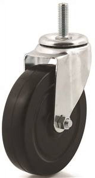 DH CASTERS C-LM5T3RS Swivel Caster, 5 in Dia Wheel, 1-1/4 in W Wheel ...