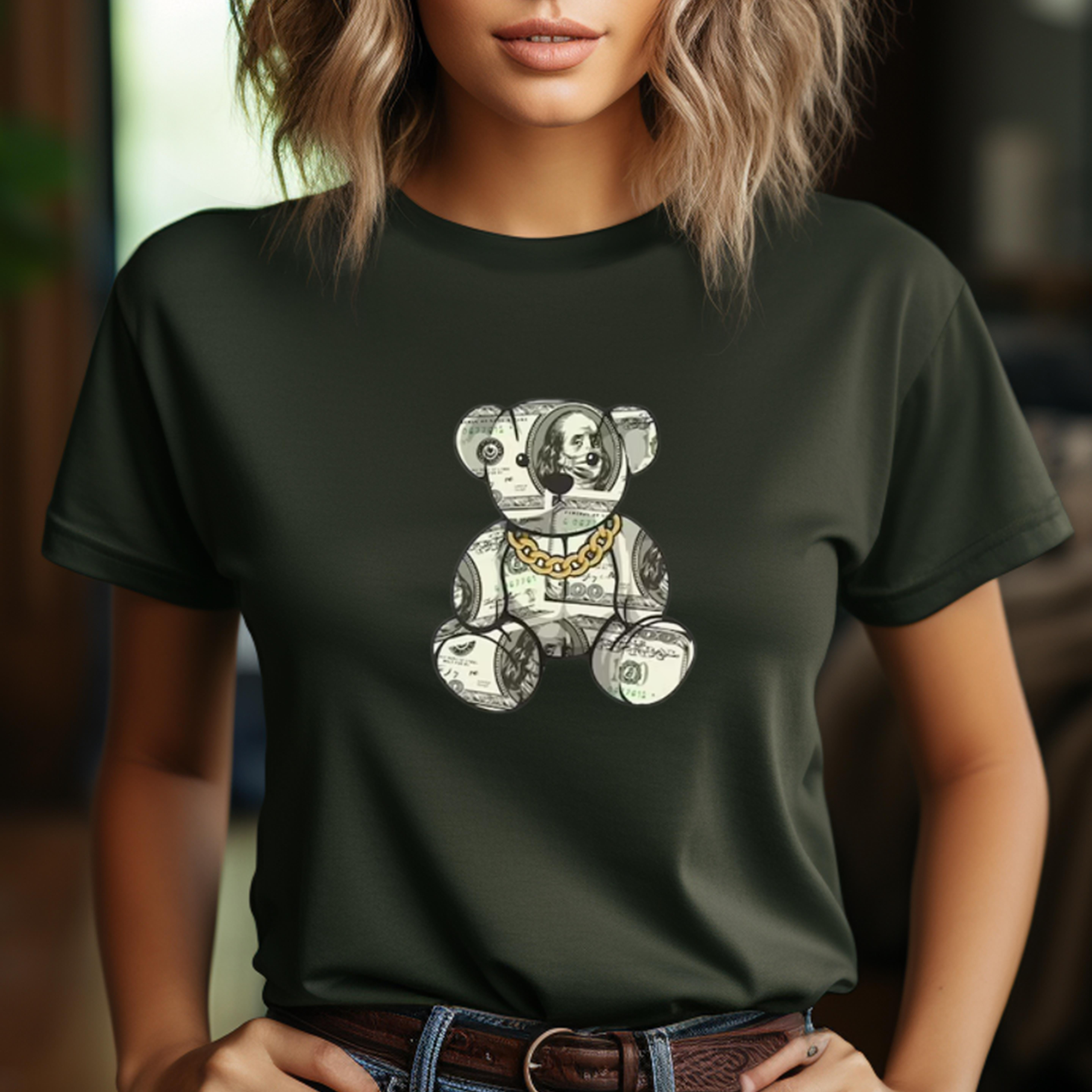 DH Chic Money Teddy Bear T-Shirt, Sweatshirt, Hoodie Stylish Graphic ...