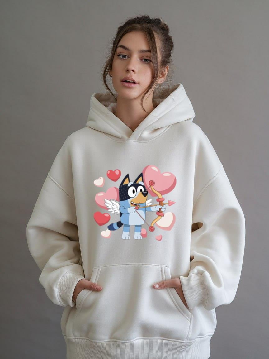 DH Fashion Lab Bluey Cupid Love T-Shirt, Sweatshirt, Hoodie Playful ...