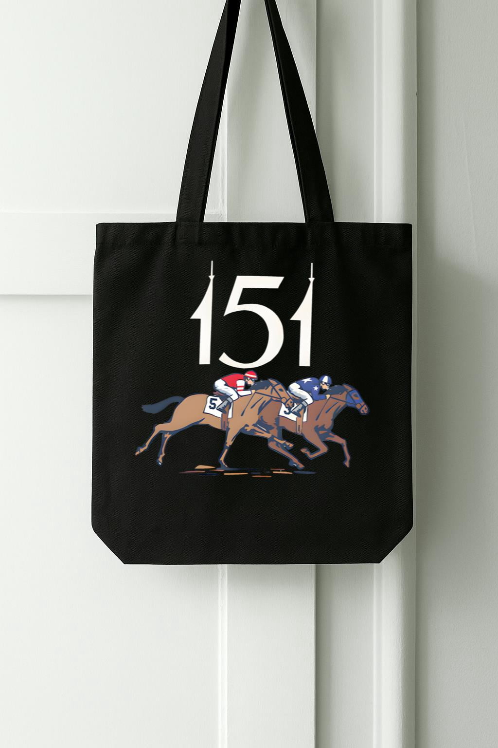 DH Luxe Kentucky Derby 151 Tote Bag, Bag, Hug the Rail Levi Design, for ...