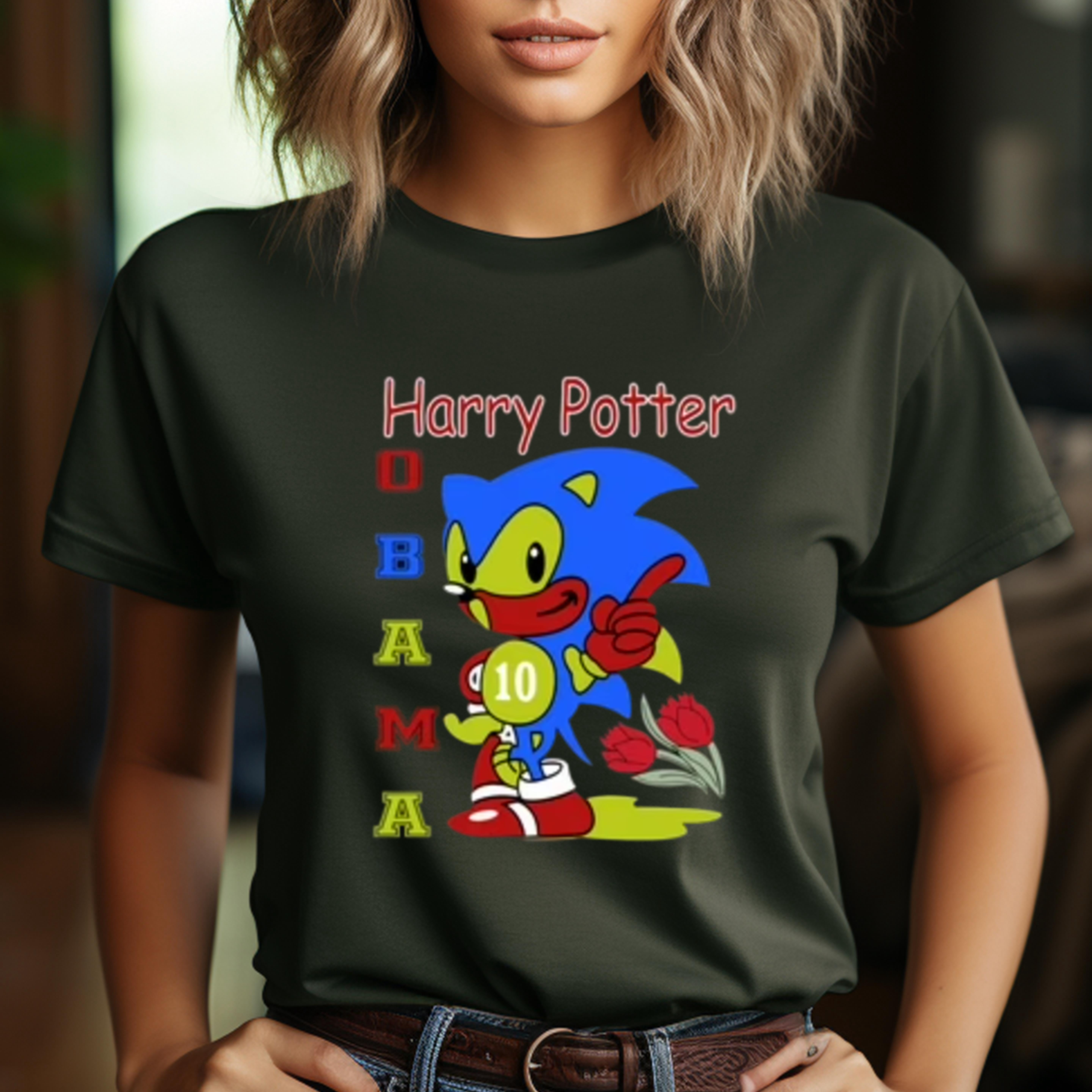 DH Vogue Harry Potter Obama Sonic T-Shirt, Sweatshirt, Hoodie Unique ...