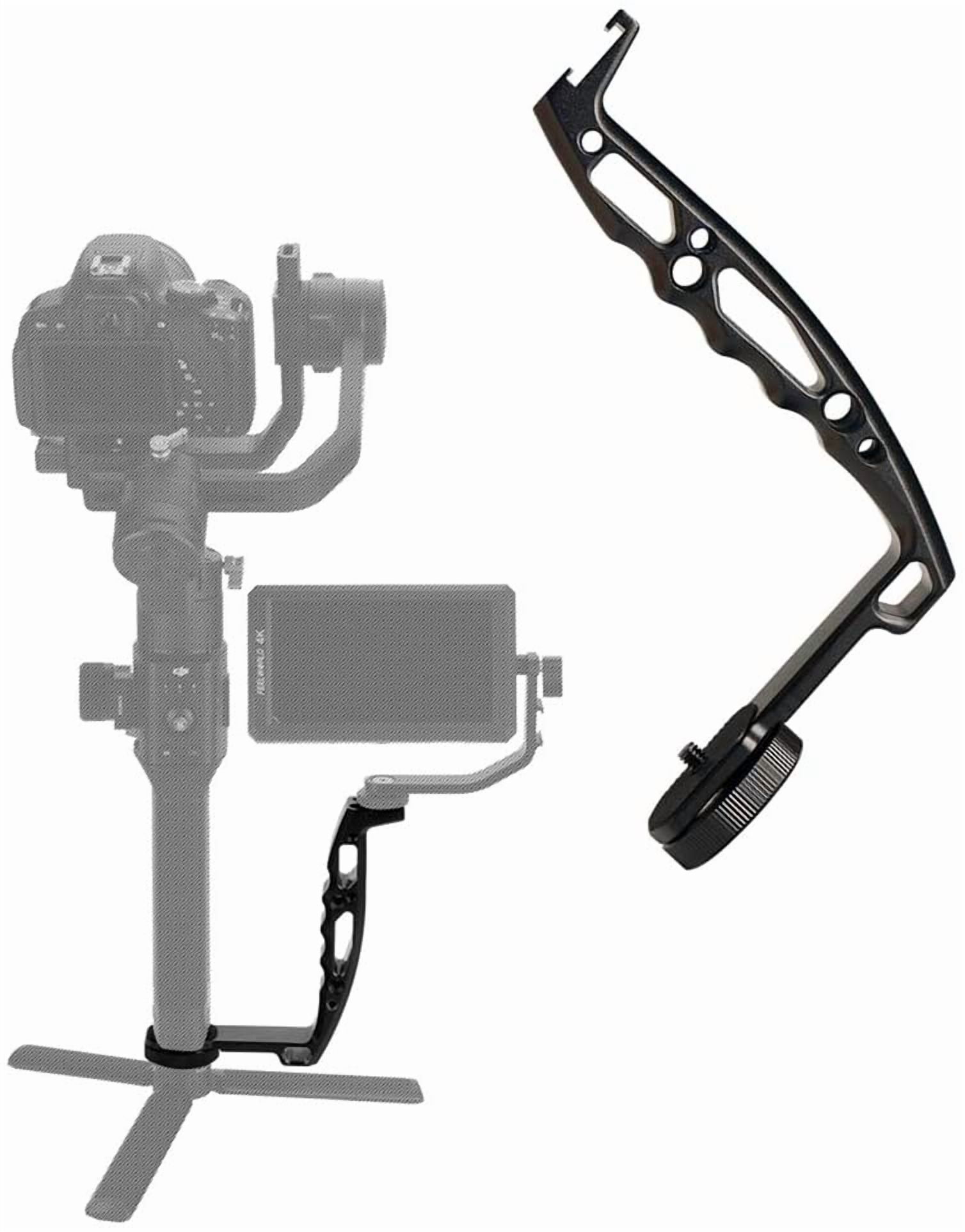 DH03 Handheld Gimbal Grip with Cold Shoe for Mounting Monitors ...