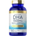 Carlyle DHA Supplement 1500mg Enteric Coated Softgels 180 Count Pure ...