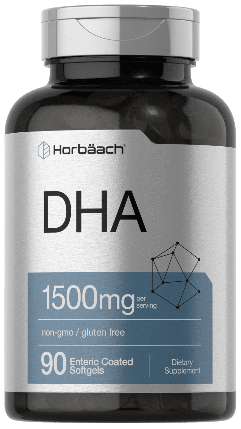 DHA Supplement 1500mg | 90 Softgels | EPA, Omega 3, DHA | Non-GMO ...