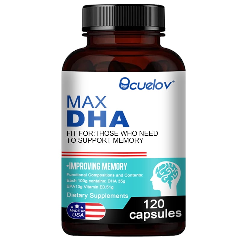DHA Supplements - with DHA 35g, EPA 13g, Vitamin E 0.51g, Improving ...