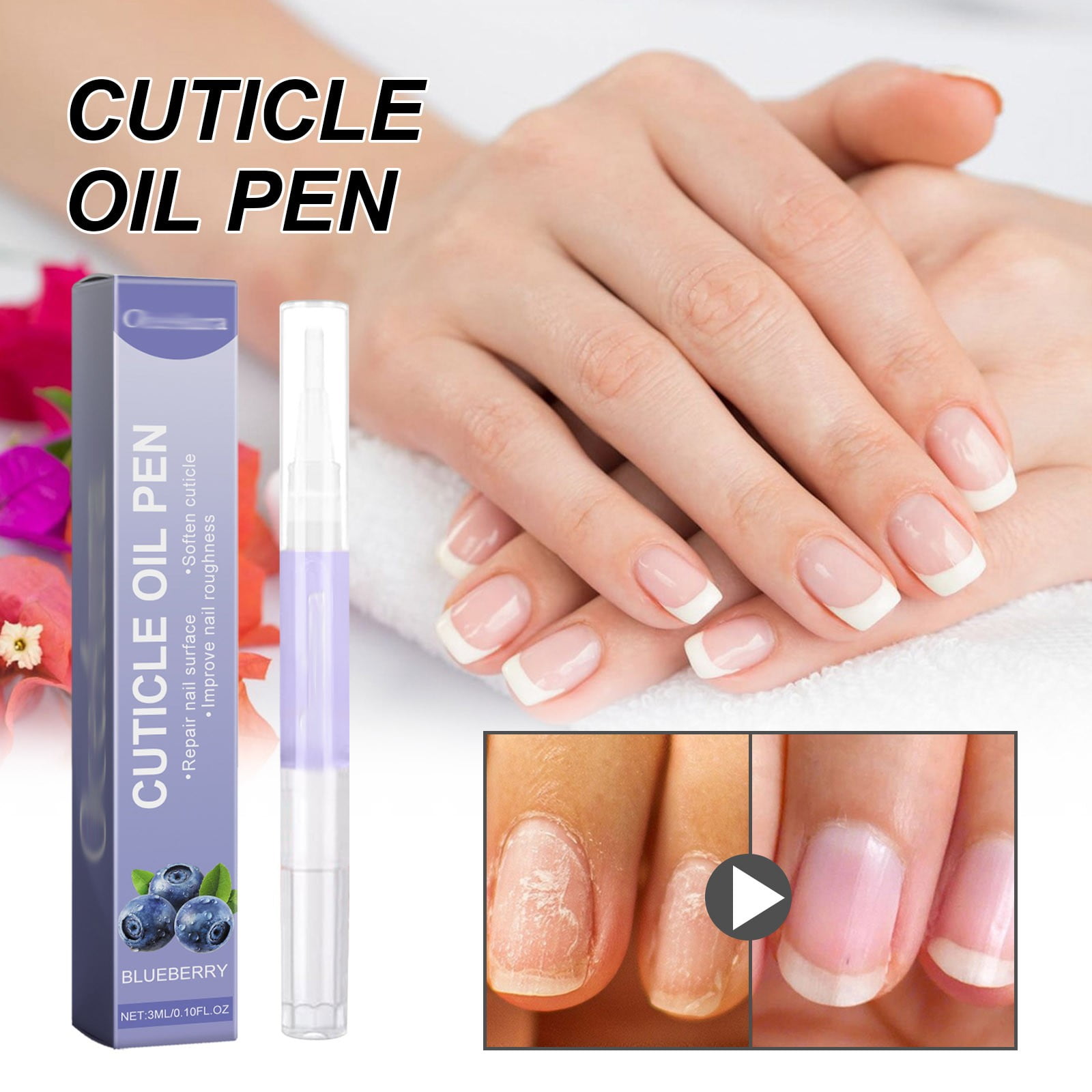 DHALL Big Deals Natural Cuticle Oil Pen: 6 Colors Revitalizing Cuticle ...