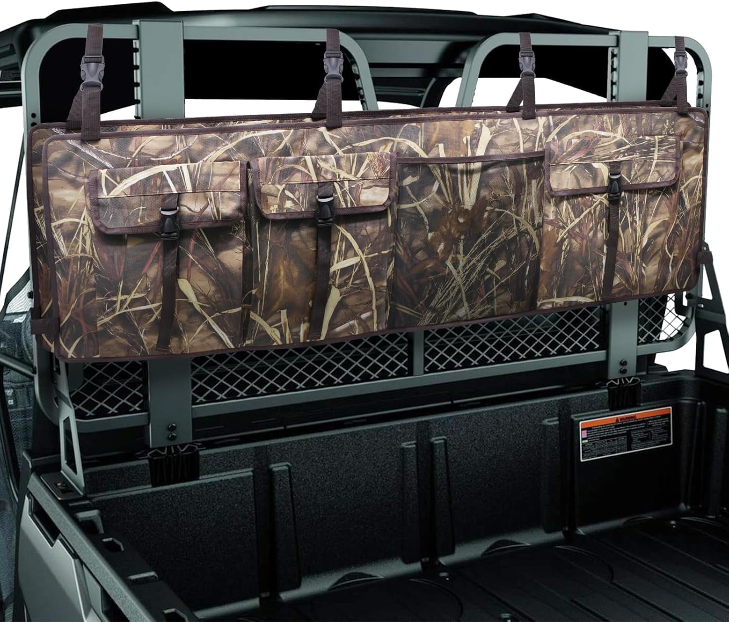 DHDAD Double Gun Rack for UTV, Quick Release Double UTV Gun Bag Rack ...