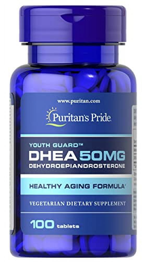DHEA 50Mg, May Promote Sugar Metabolism, 100 Count, by Puritan's Pride - Walmart.com
