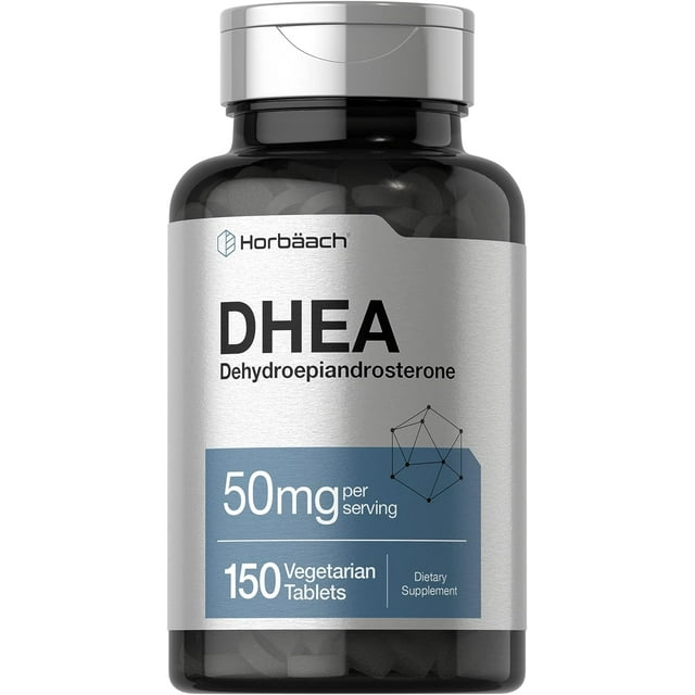 DHEA 50mg Supplement | 150 Tablets | by Horbaach - Walmart.com