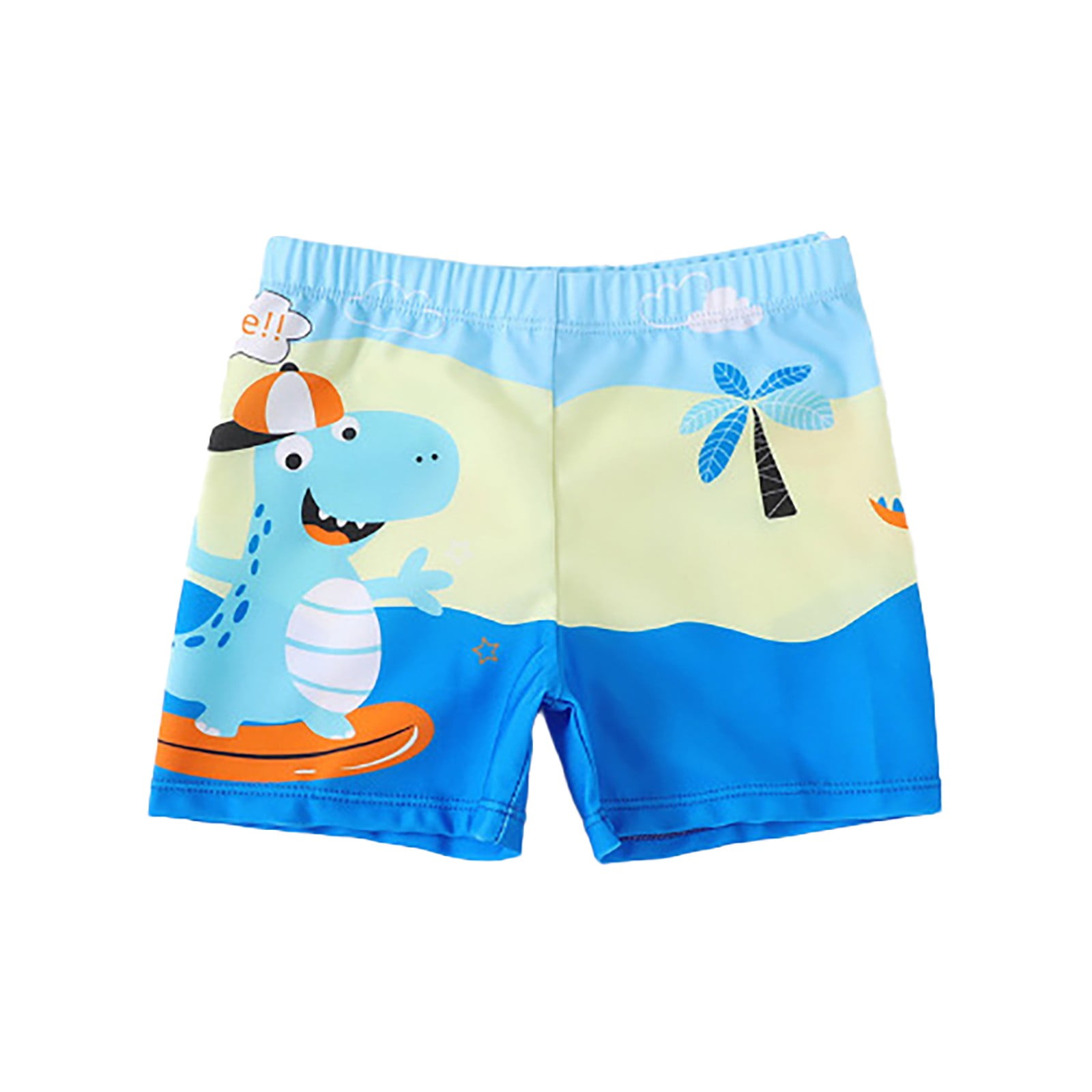 DHFJKG 2025 Children Swimming Trunks Baby Cartoon Lace Up Swimming ...