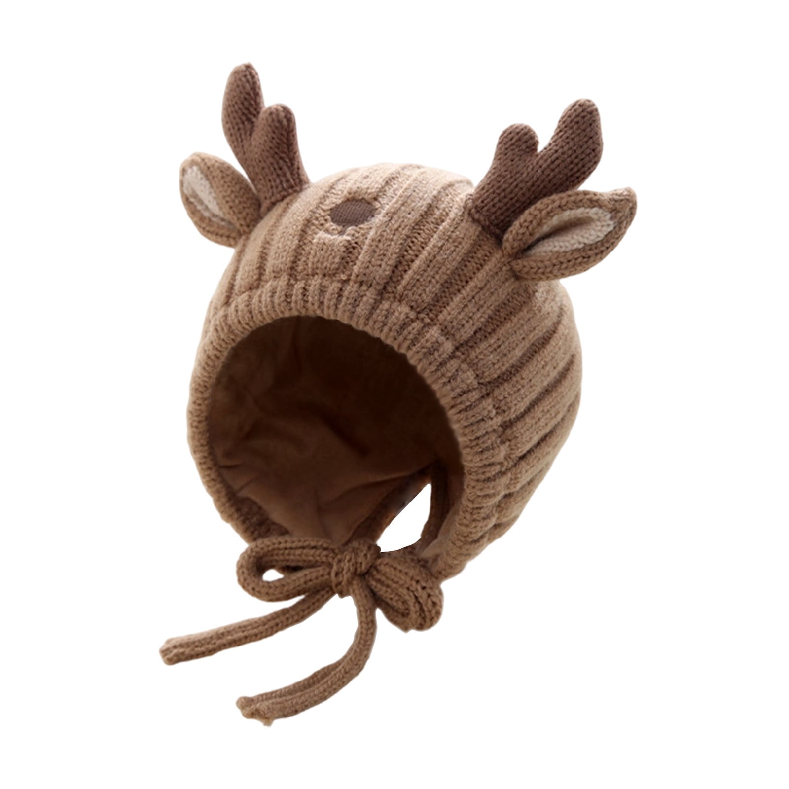 DHFJKG Adorable Baby Christmas Reindeer Beanie Ear Warmer Hat For ...