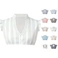 DHFJKG Cropped Tank Tops For Women Sleeveless V Neck Button Front ...
