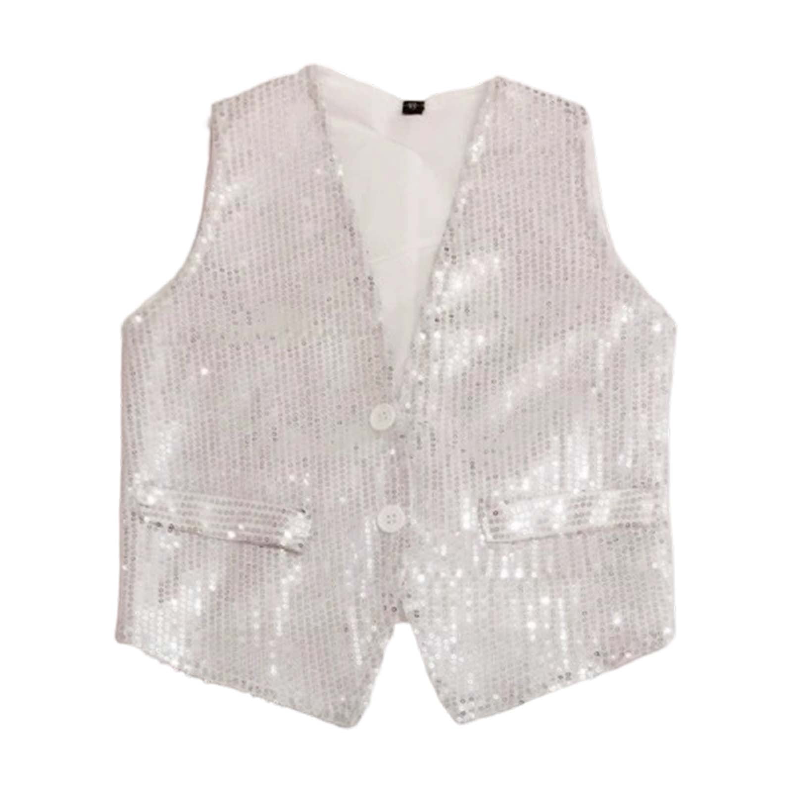DHFJKG Dress Up Sequins For Boys Girls Sparkly Carnival Performance ...