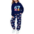 DHFJKG Girls Clothes 2 Piece Sweatsuits Set Activewear 67 Shirt Ice ...