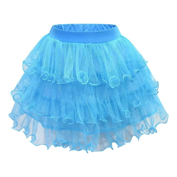 DHFJKG Girls Tutu Skirts Solid Color Tiered Carnival Dance Ballet ...