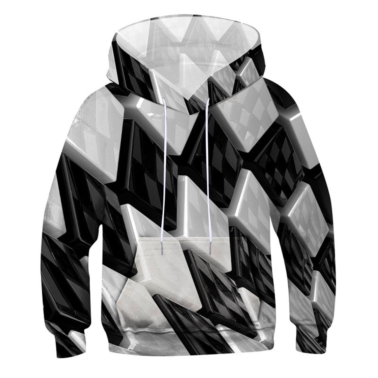 DHFJKG Hoodies For Boy Funny 3D Print Tops Sweatshirts Kids Long Sleeve ...