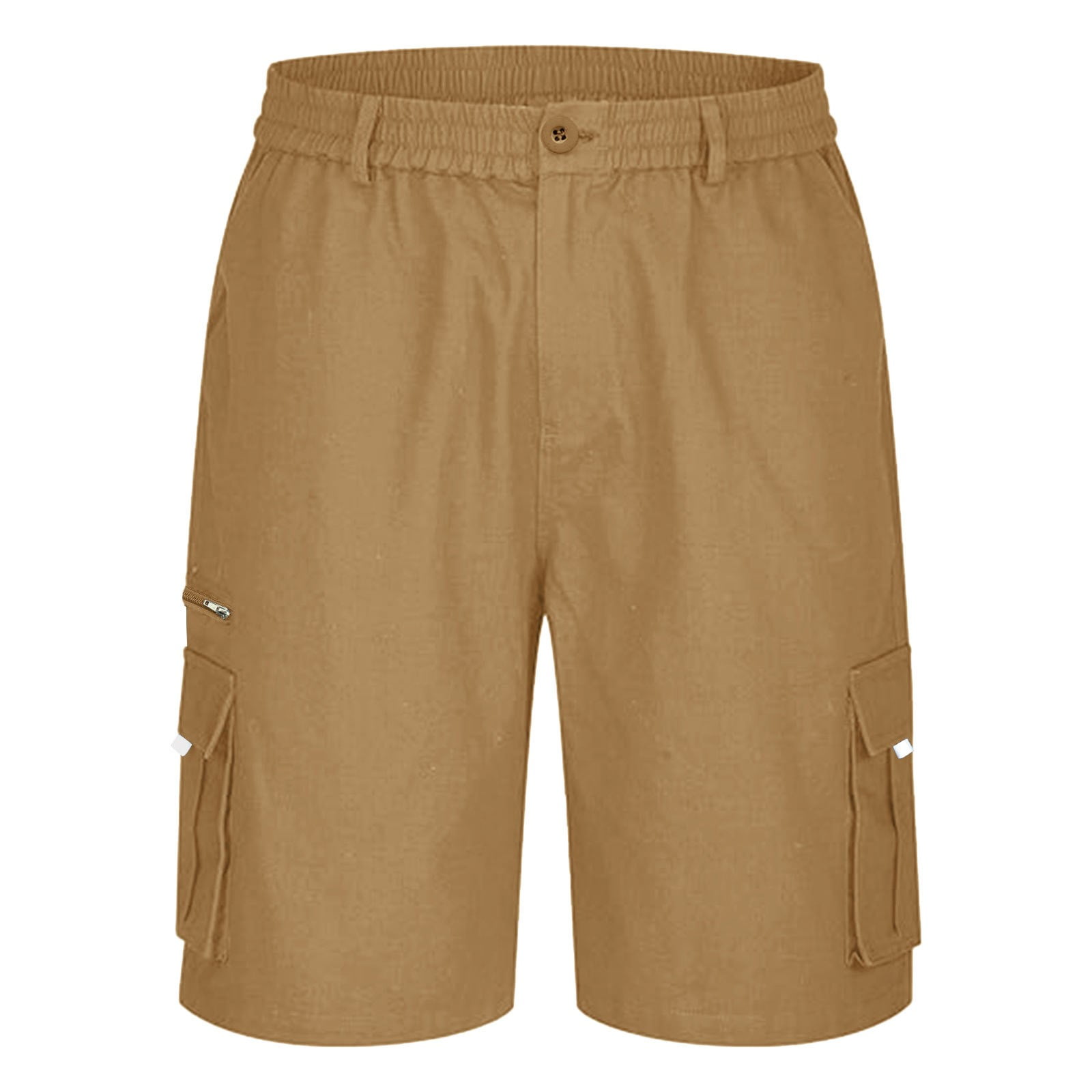 DHFJKG Men'S Casual Pants Solid Color Elastic Waistband Loose Fit ...