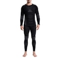 DHFJKG Mens Thermal Base Layer Ski Wear 2 Piece Set Breathable Quick ...