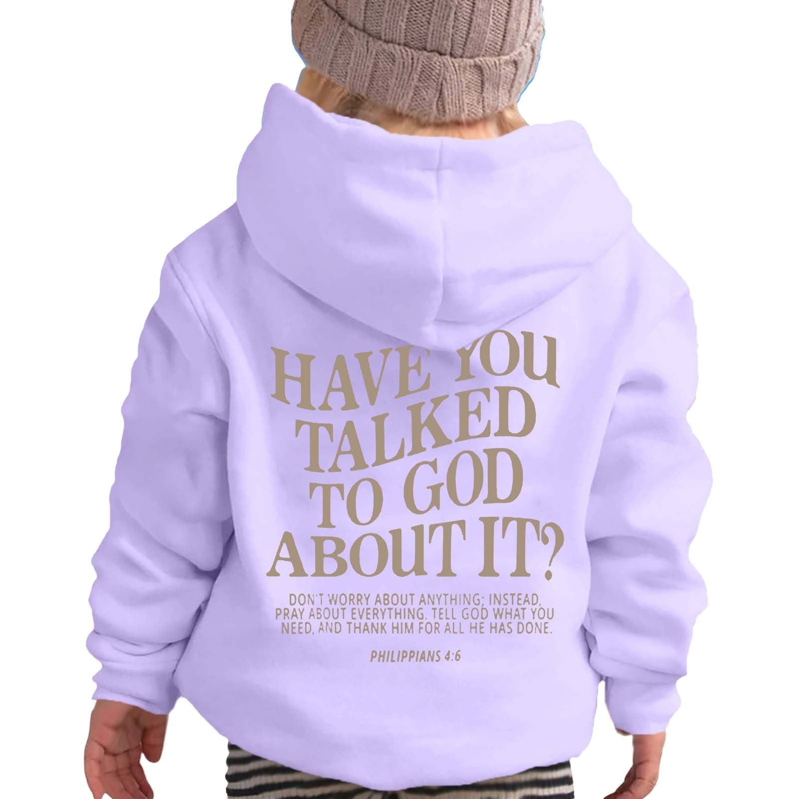 DHFJKG Pullover Girls Hoodie Sweatshirt For Winter Casual Wear Round ...