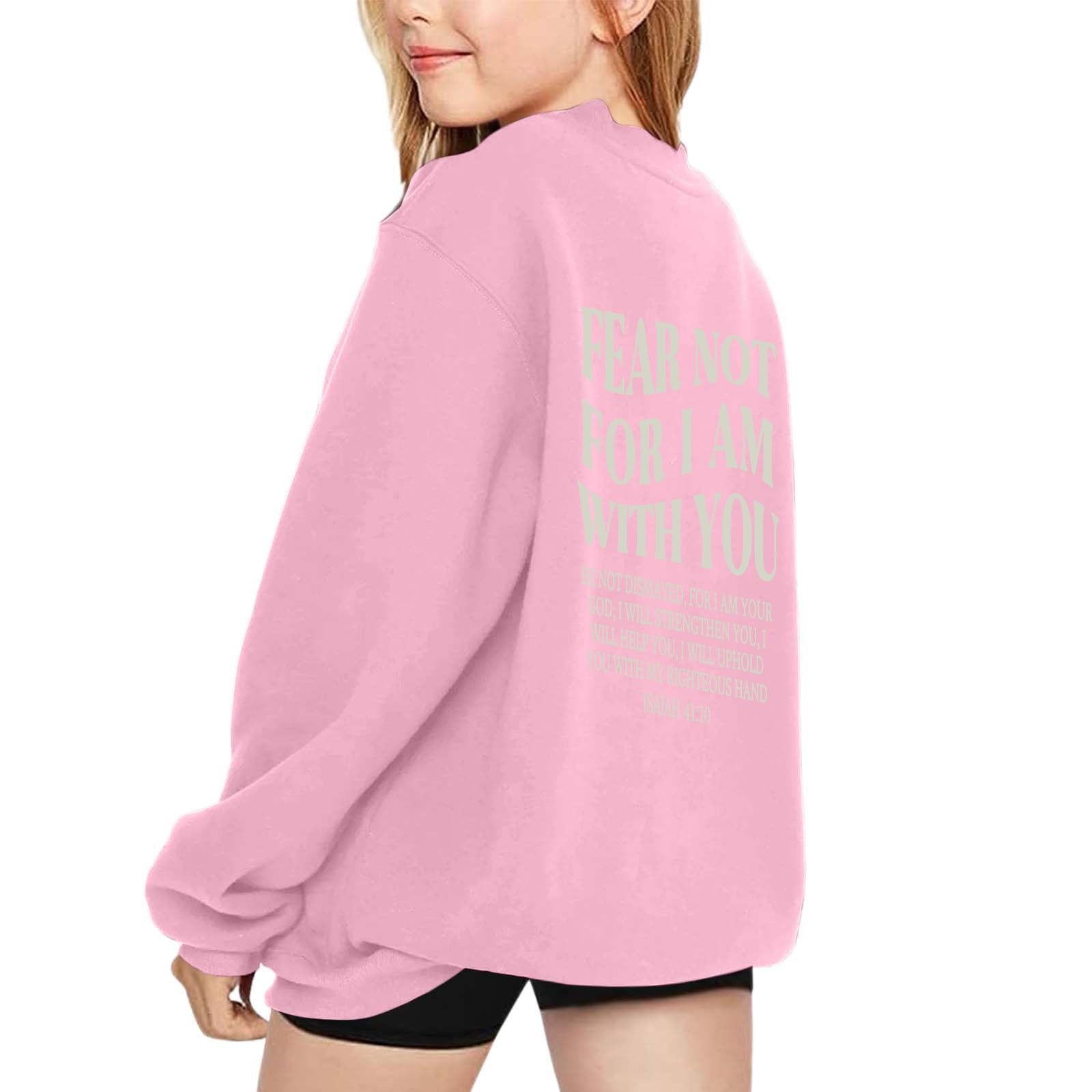 DHFJKG Pullovers Girls Long Sleeve Letter Printed Sweatshirt For Winter ...