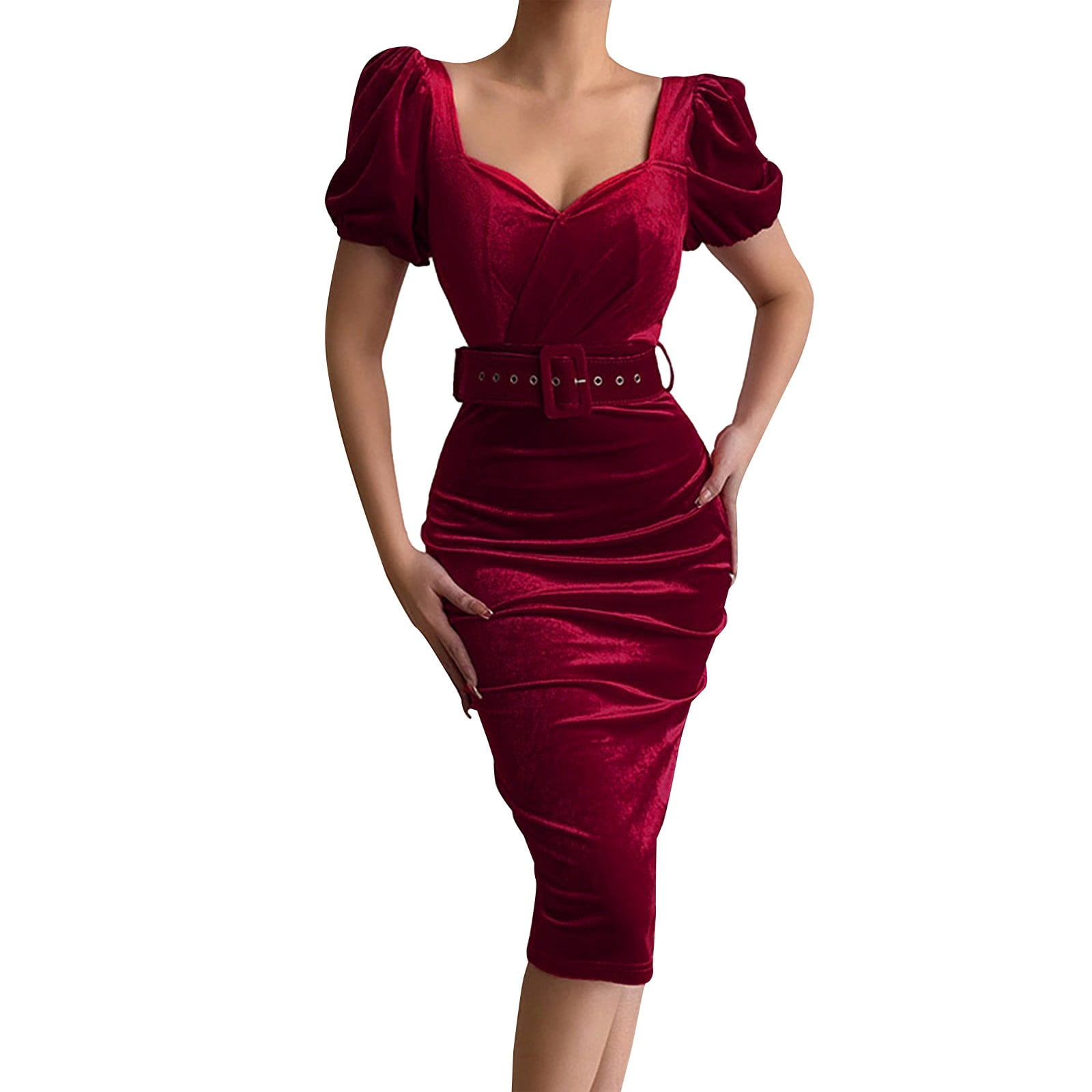 DHFJKG Summer Formal Dresses For Women Wedding Guest Dress Sexy Low Cut ...