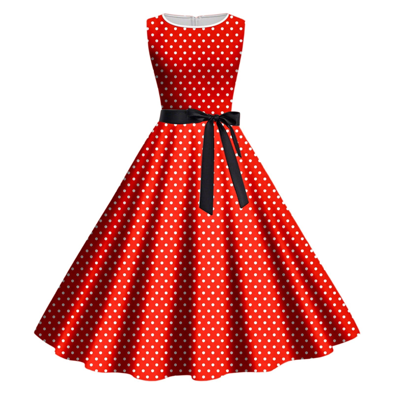 DHFJKG Women Sleeveless Dress Fashion Striped Loose Fit Comfortable ...