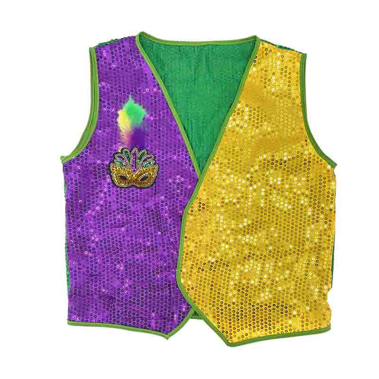 DHFJKG Womens Sequined Vest Sparkly Glitter Carnival V Neck Cropped Top ...