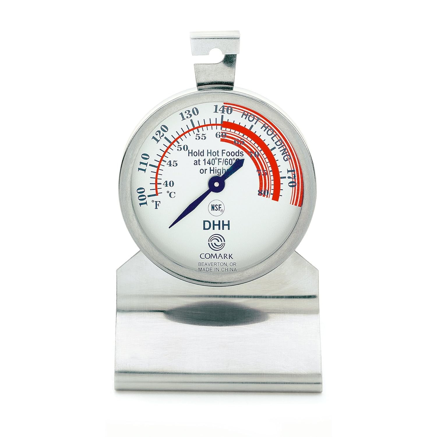 DHH Hot Holding Food Thermometer Stainless Steel Body, Dial Style, 1 ...