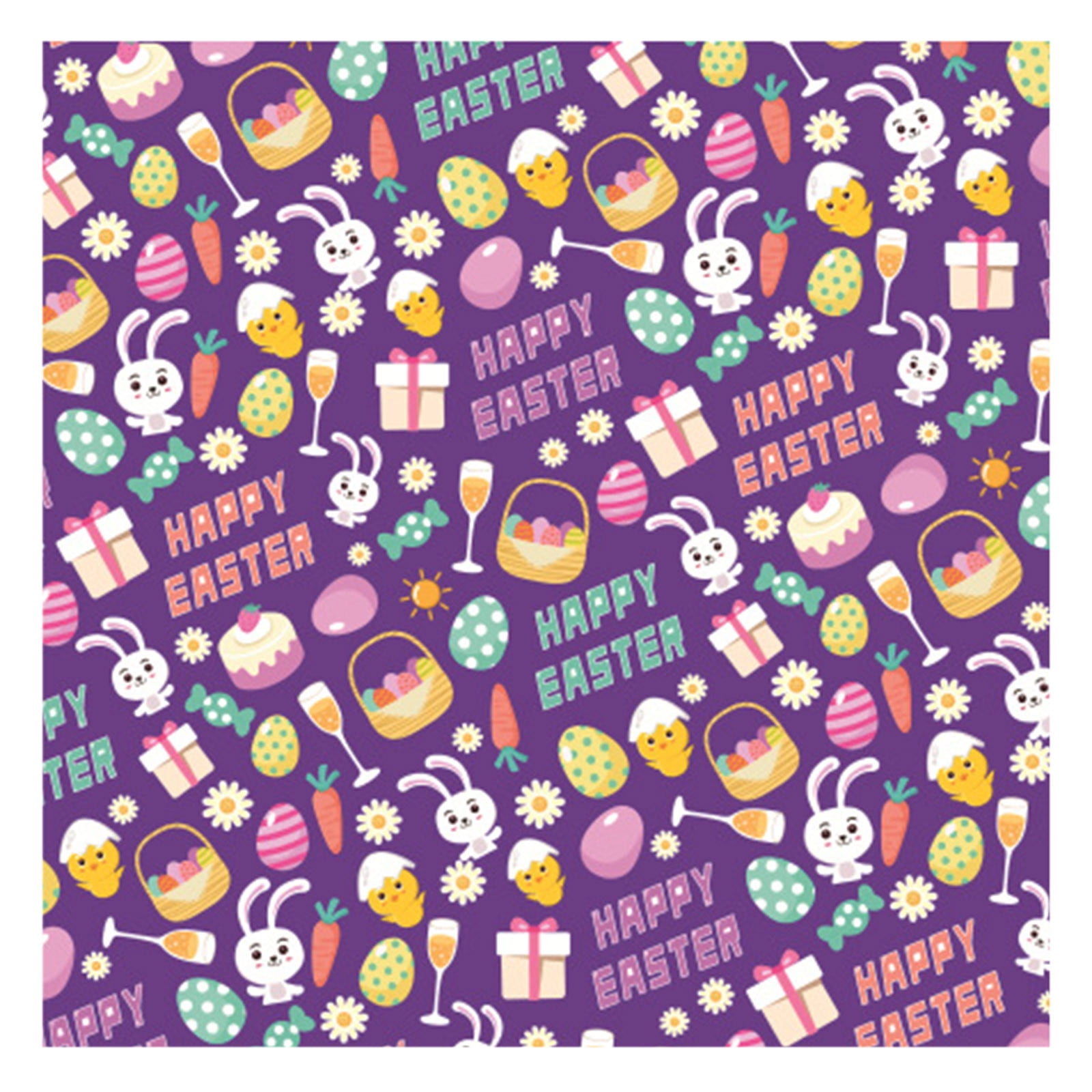 DHKATR Wrapping Paper Gift Sheet Spring Easter Pattern For Birthday ...
