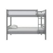 Churanty Metal Bunk Bed Adjustable, Twin-over-full, Black - Walmart.com