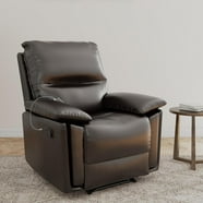 Serta Push-Button Power Recliner with Deep Body Cushions, Upholstered ...