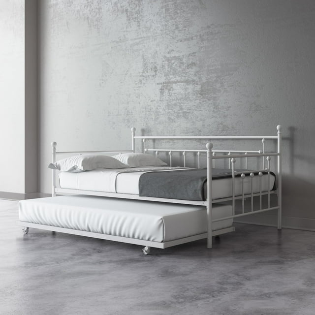 Free Shipping! DHP Manila Metal Daybed and Trundle, Full/Twin Size ...