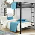DHP Sidney Full over Full Metal Bunk Bed, Black - Walmart.com