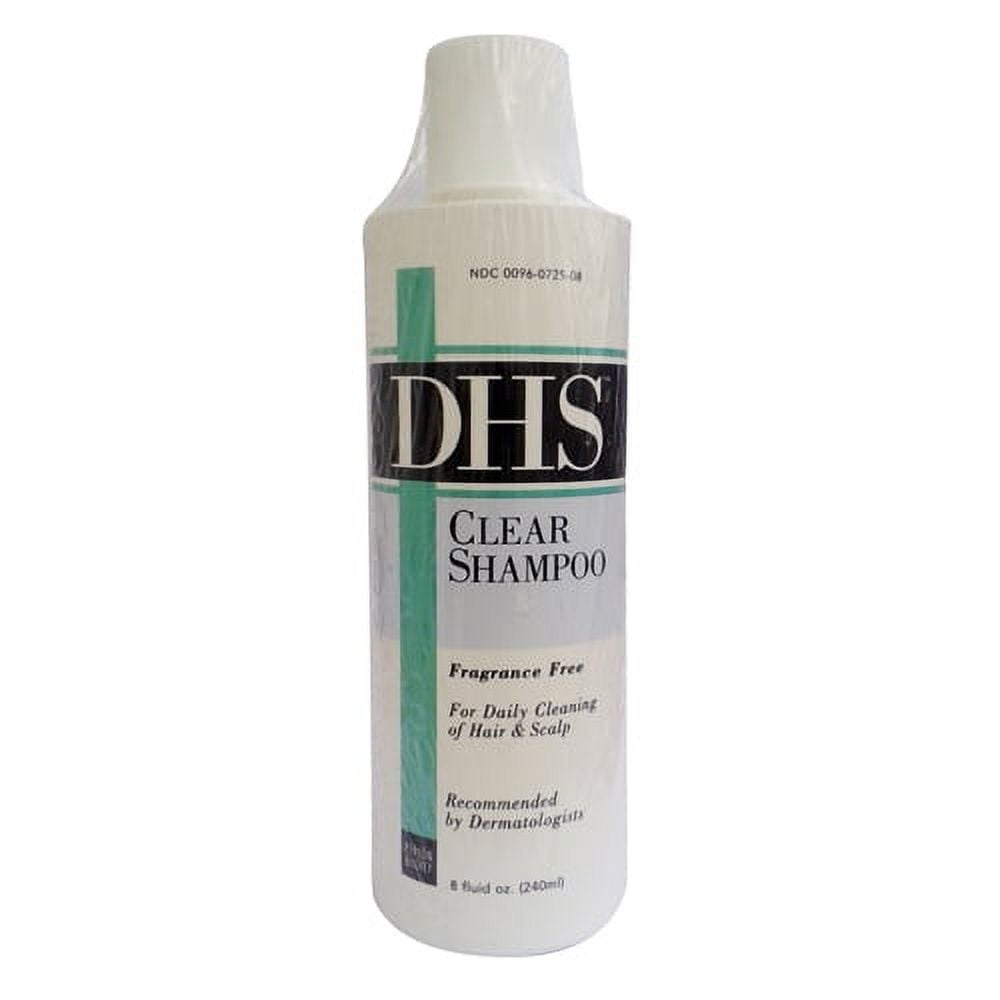DHS Clear Shampoo For Daily Cleaning Of Hair And Scalp - 8 Oz - Walmart.com