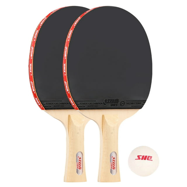 DHS Ping Pong Paddles Professional Table Tennis Racket with Hurricane ...