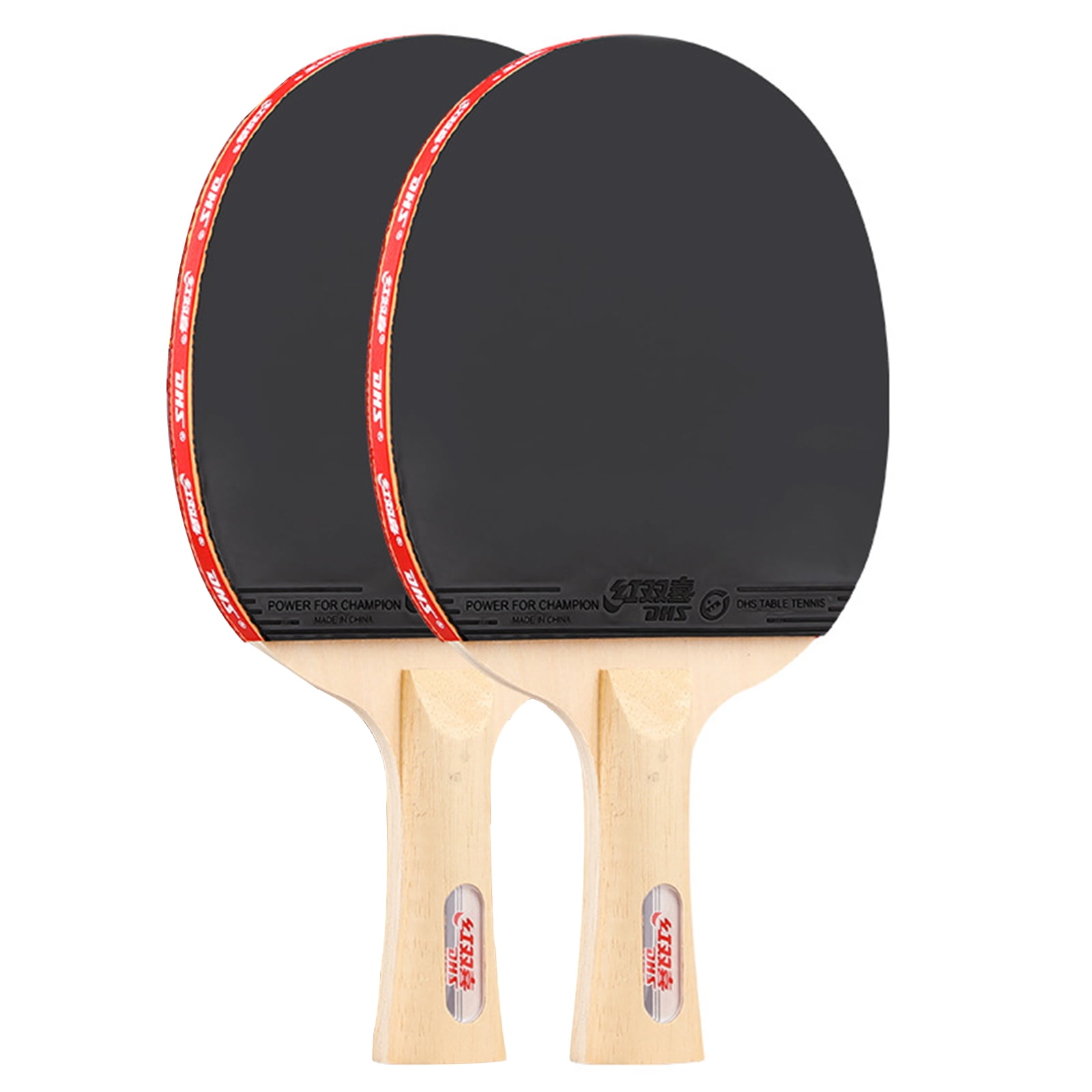DHS Ping Pong Paddles Professional Table Tennis Racket with Hurricane ...