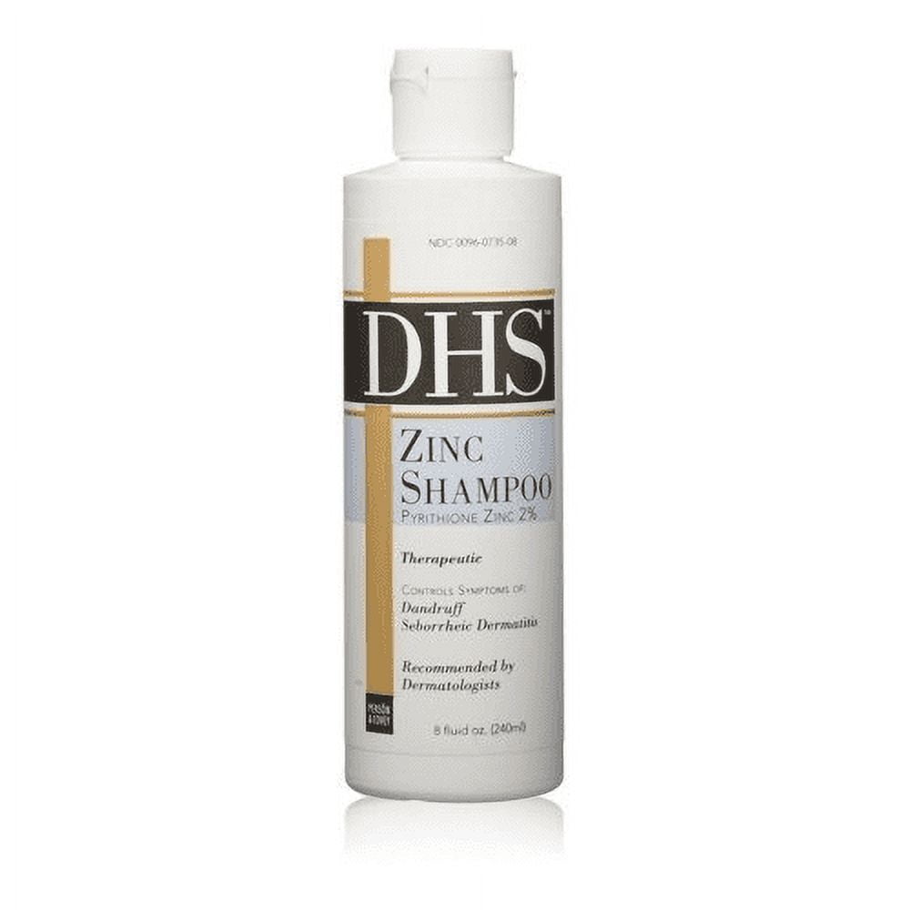 DHS Shampoo Pyrithione Zinc, Dandruff & Seborrheic Dermatitis, 8oz, 5 ...