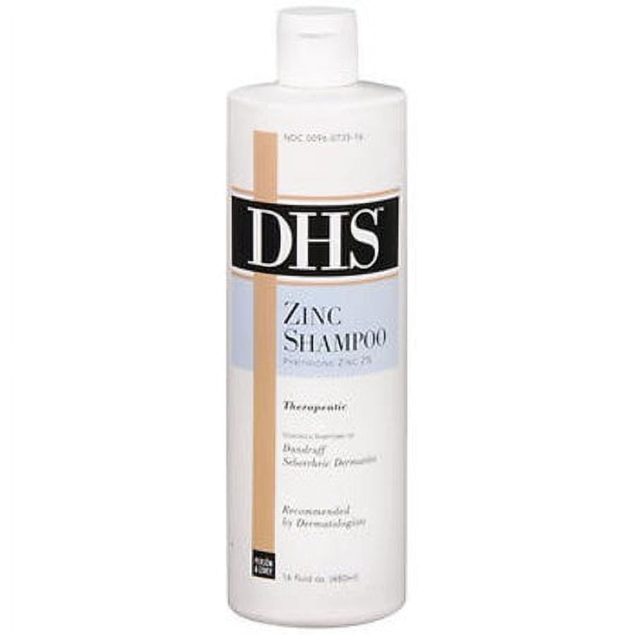 DHS Shampoo Pyrithione Zinc, Dandruff & Seborrheic Dermatitis Relief ...