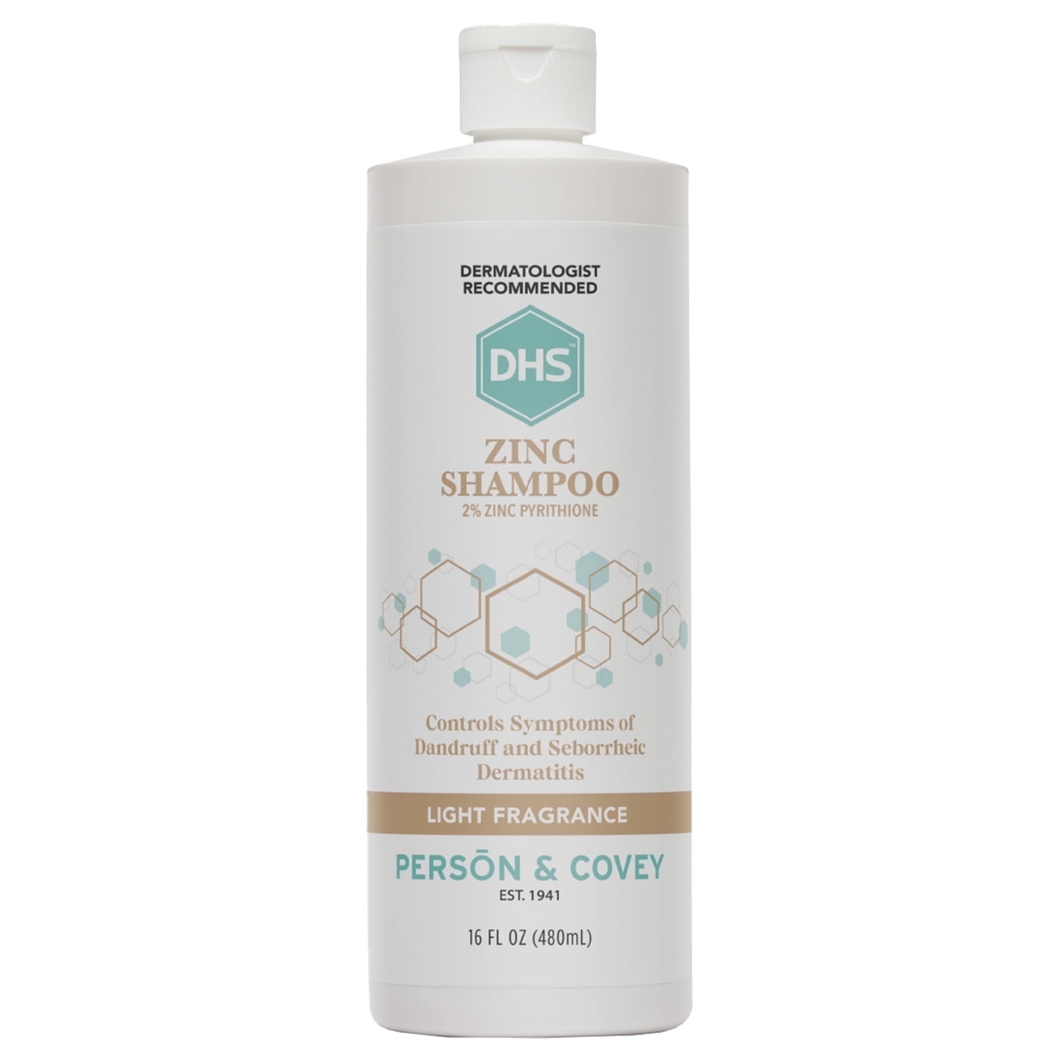 DHS Zinc Shampoo, 16 Fl. Oz. - Dermatologist Recommended for Scalp ...