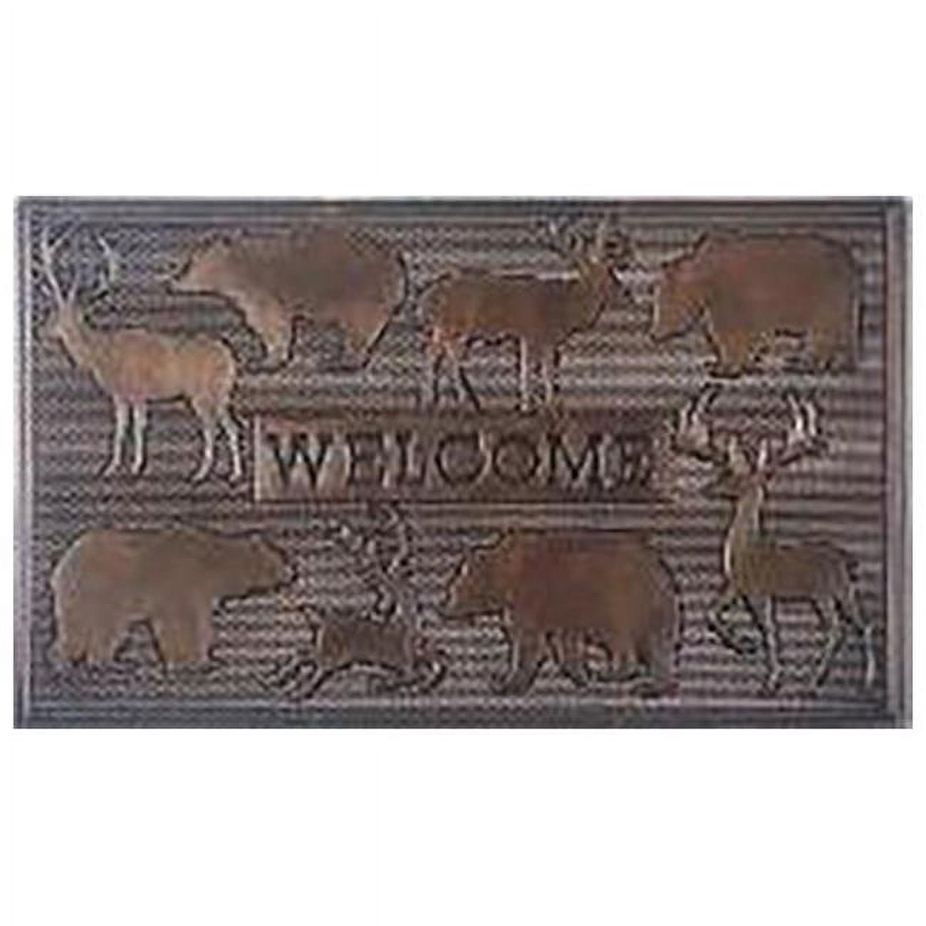 DHTG DHTGART1830AR277 18 x 30 in. Copper Rubber Doormat - Walmart.com