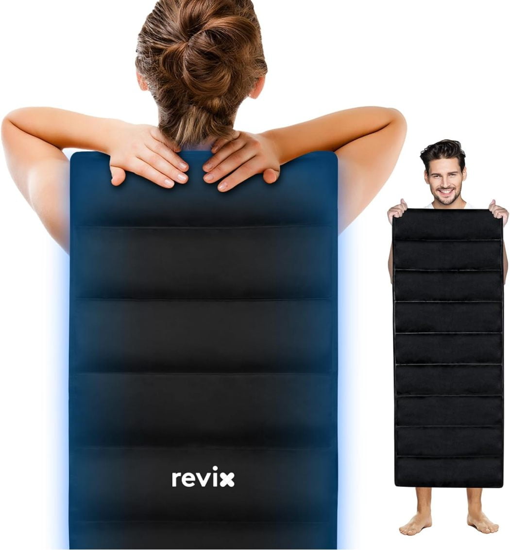 DHTZ Full Body Ice Pack for Back, 47”x17.5” Reusable Extra Large Gel ...
