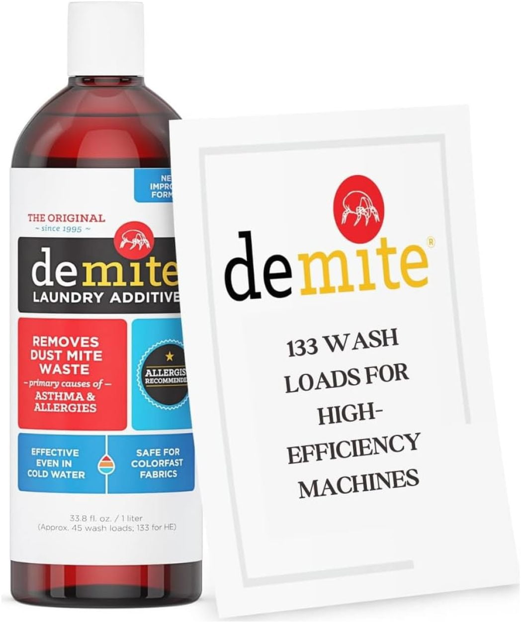 DHTZ Laundry Additive - Dust Mite Waste Remover for Allergy Relief ...