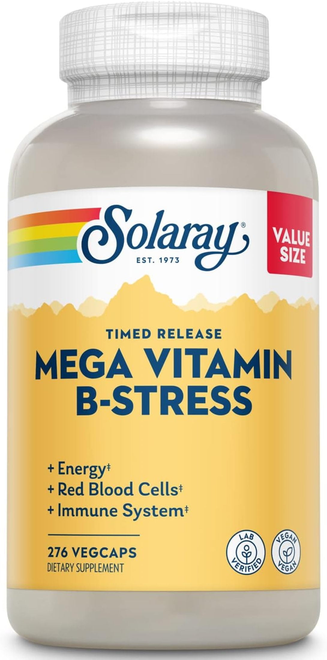 DHTZ Mega Vitamin B-Stress - Timed Release Vitamin B Complex w/Vitamin ...