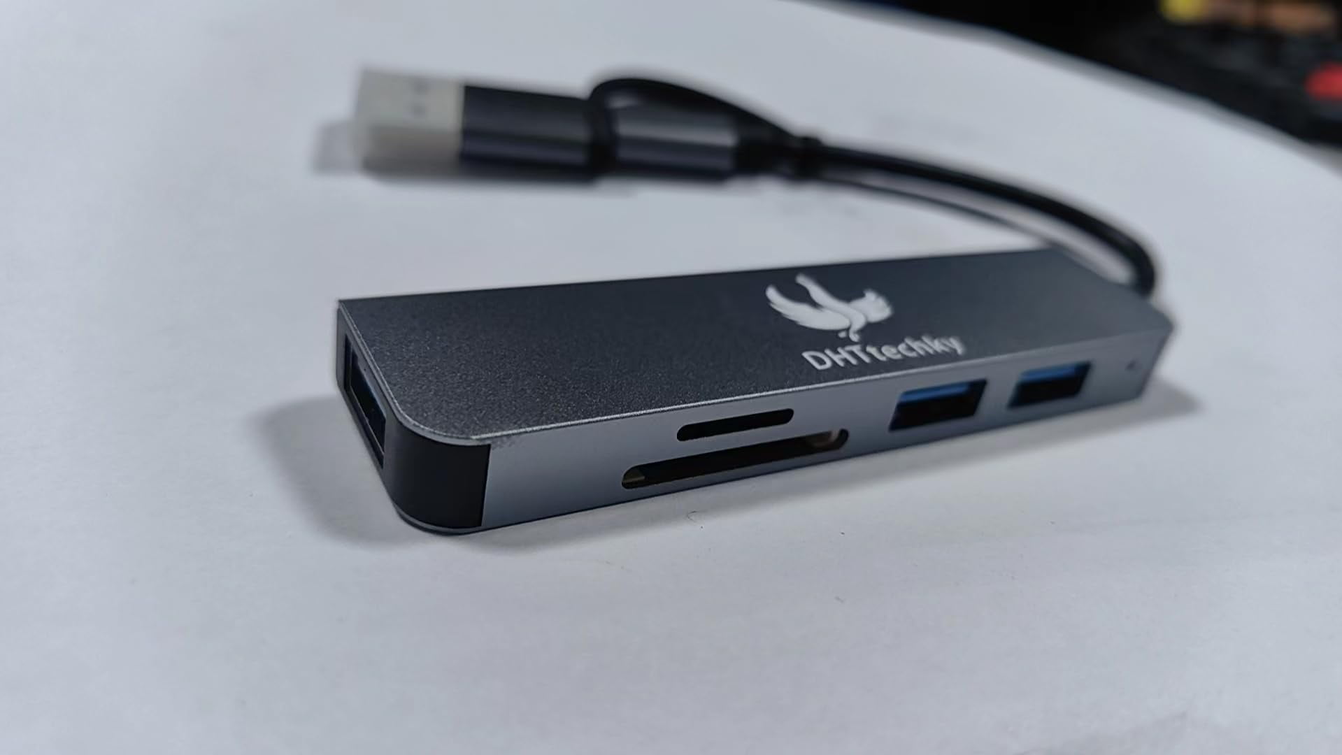 DHTtechky USB Hub Extender,Electric Charging Cables Adapter,5 Ports ...